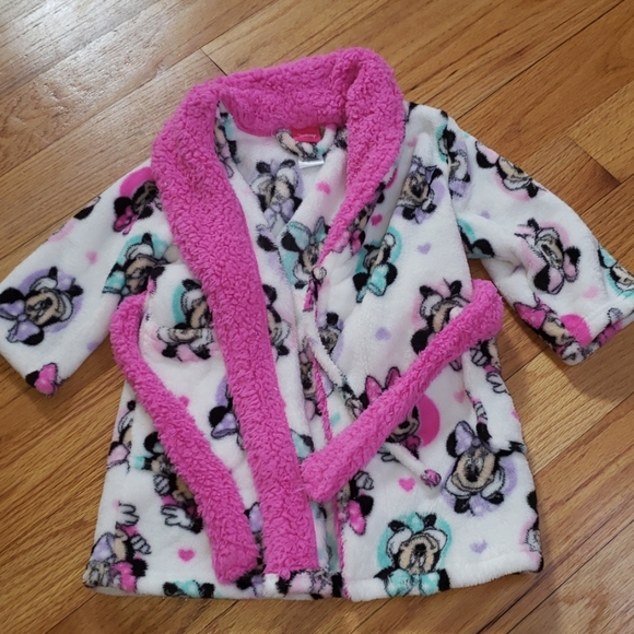 Disney | Pajamas | Euc Disney 2t Minnie Mouse Robe | Poshmark